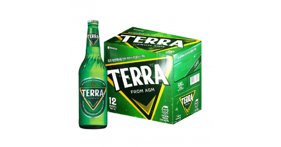 韓國 TERRA 啤酒 500ml 玻璃瓶 一箱12入 - 島羽 | WINGISLANDS