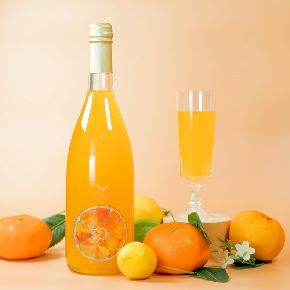 Oh Splash Sparkling Sake ORANGE 蜜柑氣泡酒 - 島羽 | WINGISLANDS